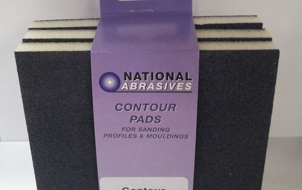 National Abrasives Contour Pads Medium 3 Pack – Homefix DIY