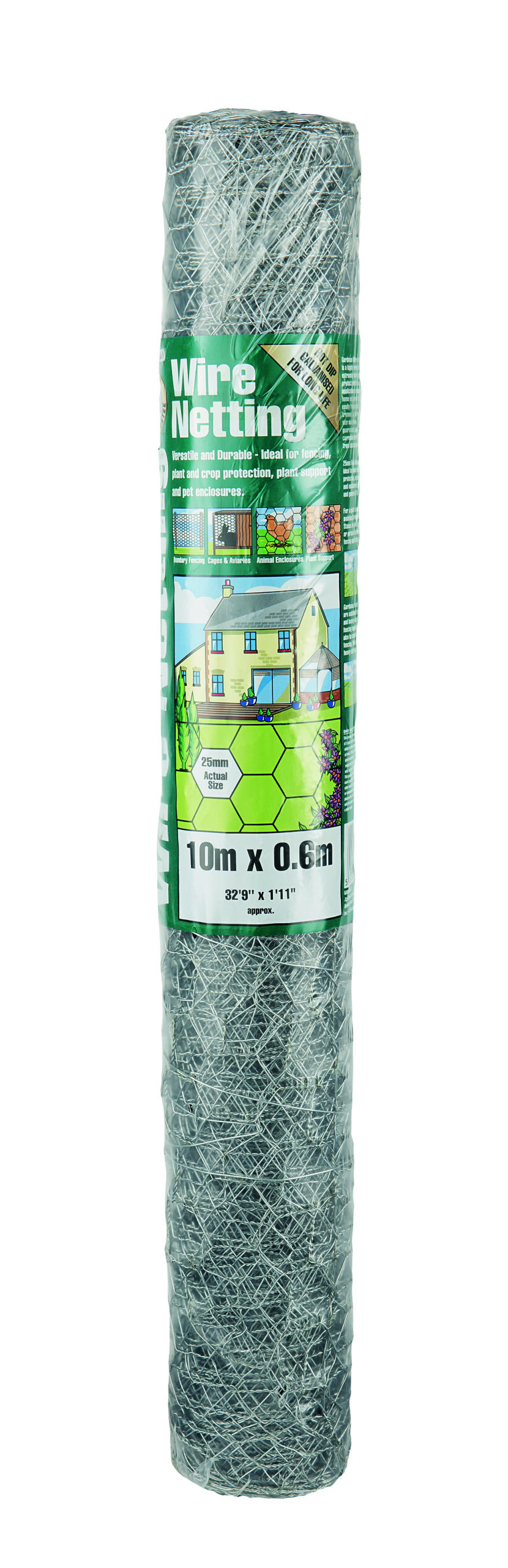 Gardman 25mm Galvanised Wire Netting 10m x 0.6m – Homefix DIY