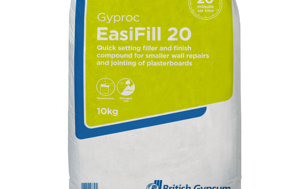 Gyproc Easifill 20 10kg – Homefix DIY