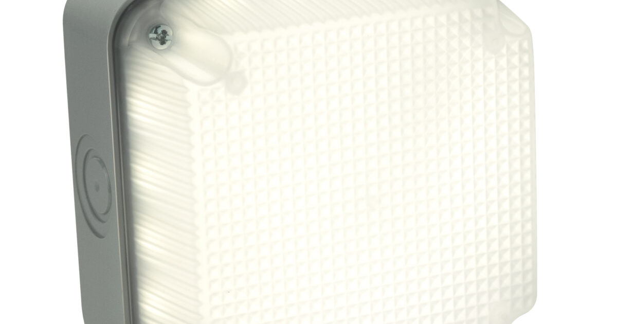 Luceco Storm Square IP65 Led Bulkhead – Homefix DIY