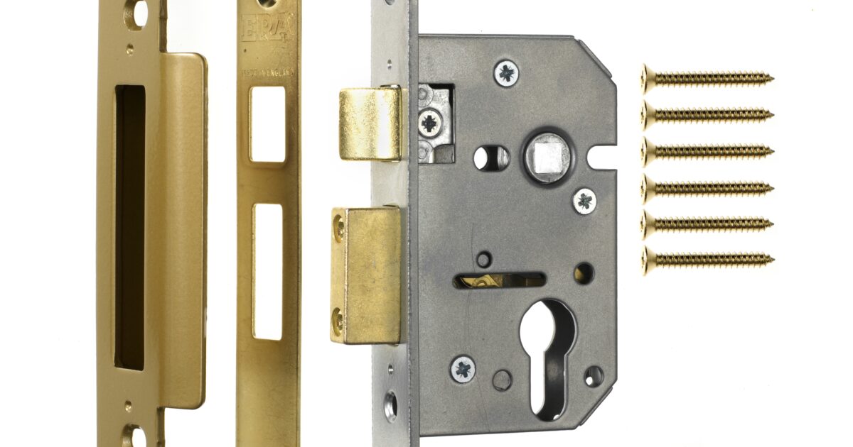 ERA Viscount Euro Mortice Sashlock Brass 64mm – Homefix DIY