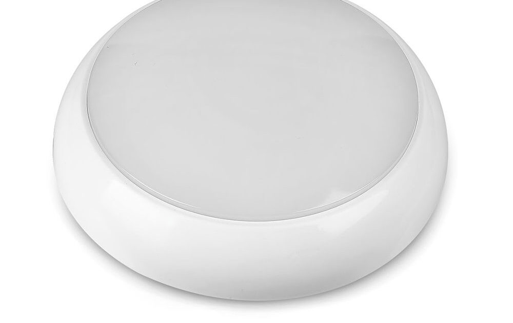 V-Tac 8W IP65 Round LED Dome Light – 2D Bulkhead Cool White – Homefix DIY