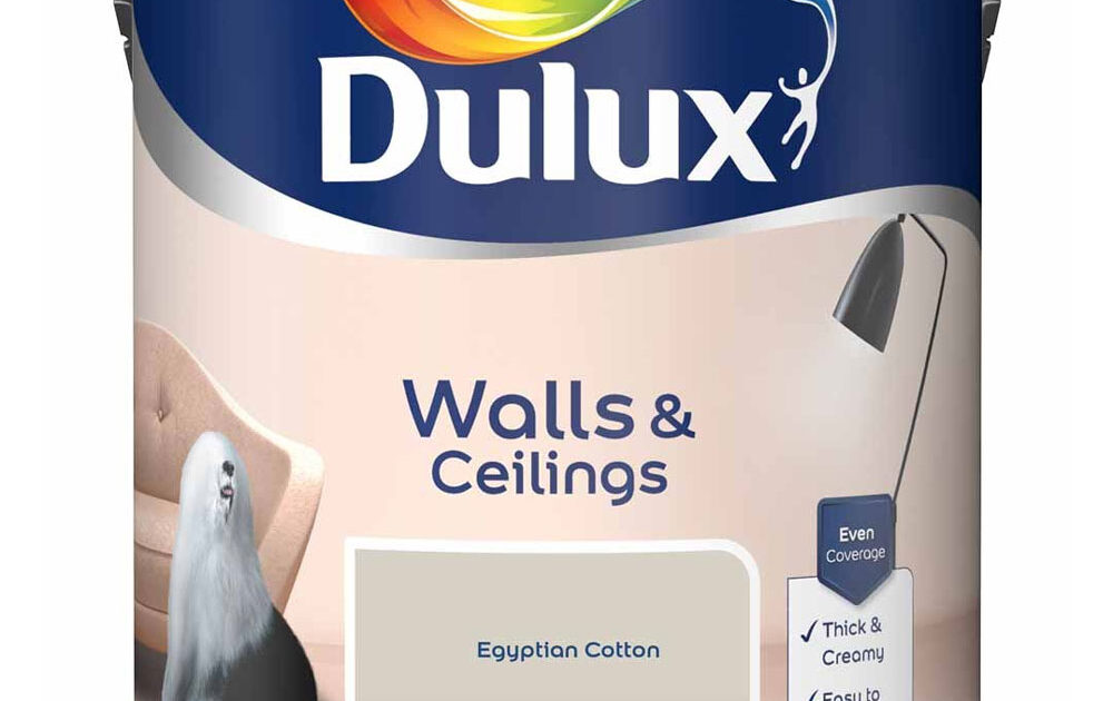Dulux Walls & Ceilings Silk Egyptian Cotton Paint 2.5lt – Homefix DIY