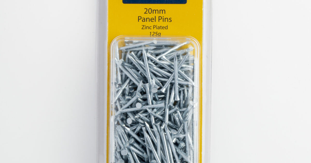 Challenge Panel Pins Zinc Plated 20mm – Homefix DIY