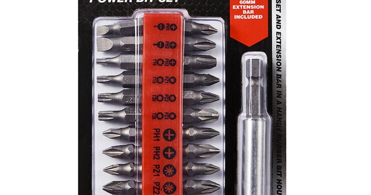 Dekton 19 Piece Assorted Power Bit Set – Homefix DIY