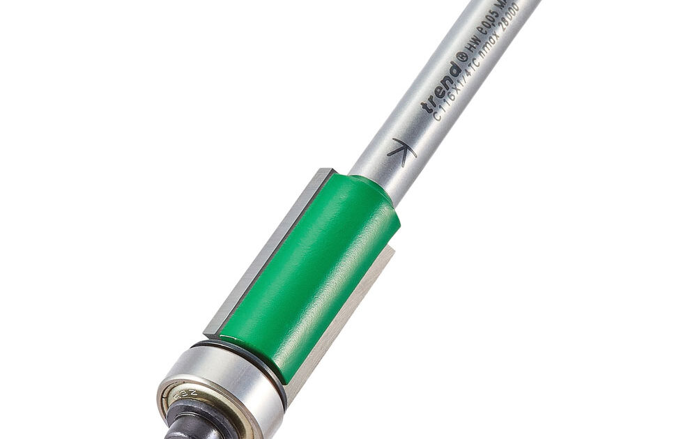 Trend C116 x 1/4 TCT 90 degree Bearing Guided Trimmer Cutter 12.7 x 25 ...