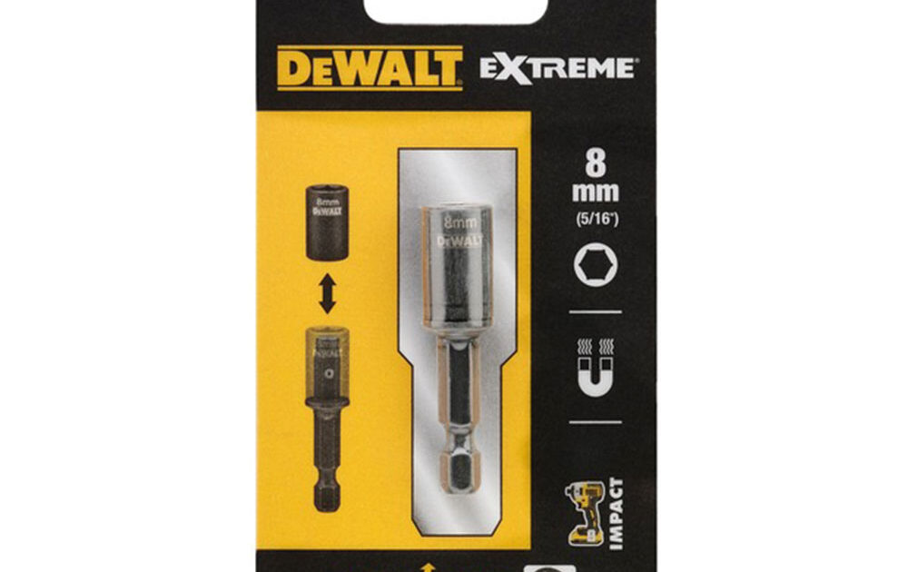 DeWalt 8mm Impact Ready Cleanable Nut Driver – Homefix DIY