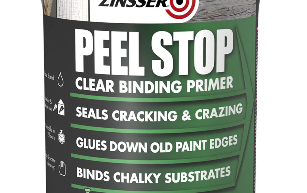 Zinsser Peel Stop Clear Binding Primer Paint 1L – Homefix DIY