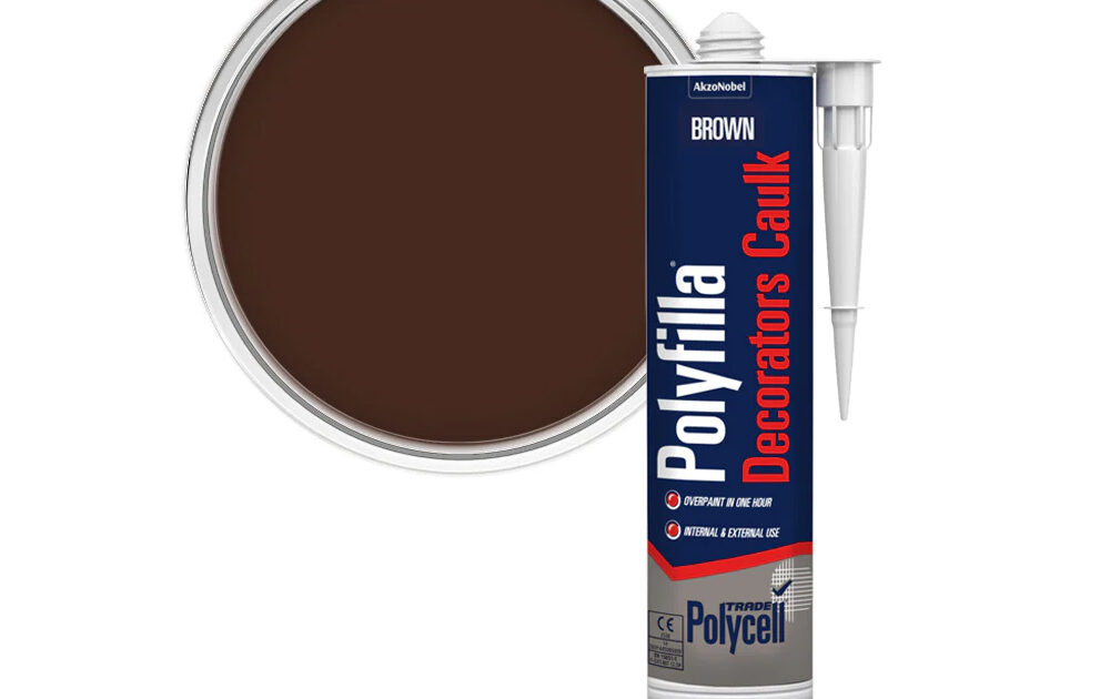 Polycell Polyfilla Decorators Caulk Brown 380ml – Homefix DIY