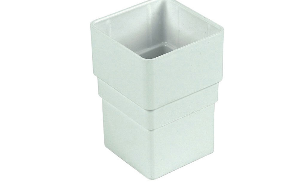 FloPlast 65mm Square Pipe Sockets White – Homefix DIY