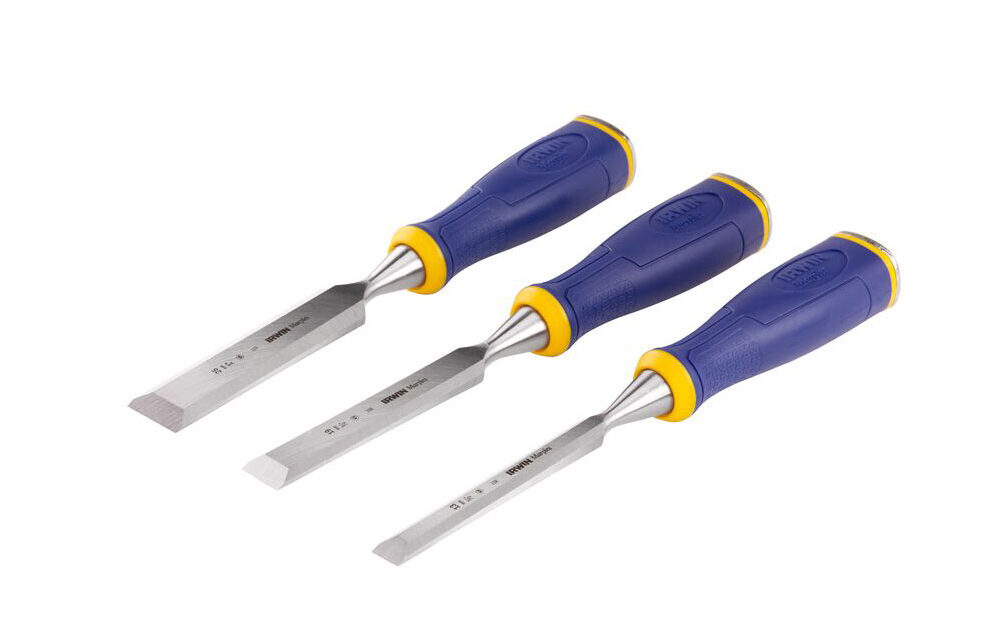 Irwin Marples Soft Touch Bevel Edge Chisel Set 3 – Homefix DIY
