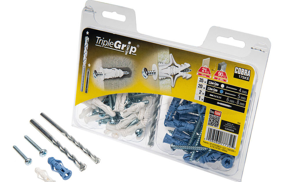 Cobra Triple Grip Blue & White 4/5mm – Homefix DIY