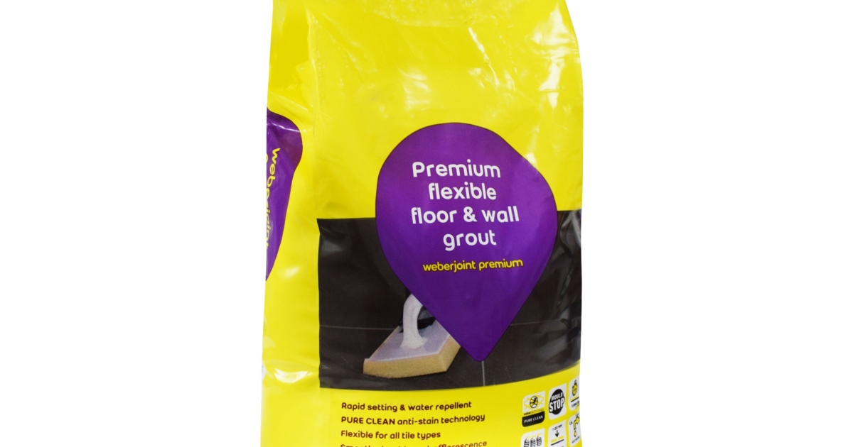 Weber Weberjoint Premium Flexible Floor & Wall Grout Ivory 5kg ...