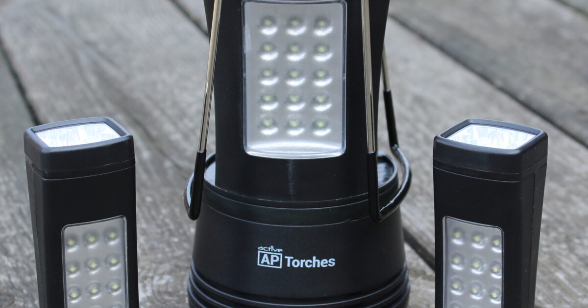 Active 60 LED Lantern with 2 Detachable Torches – Homefix DIY