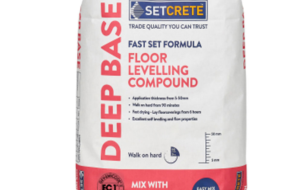 Setcrete Deep Base Floor Levelling Compound 20kg – Homefix DIY