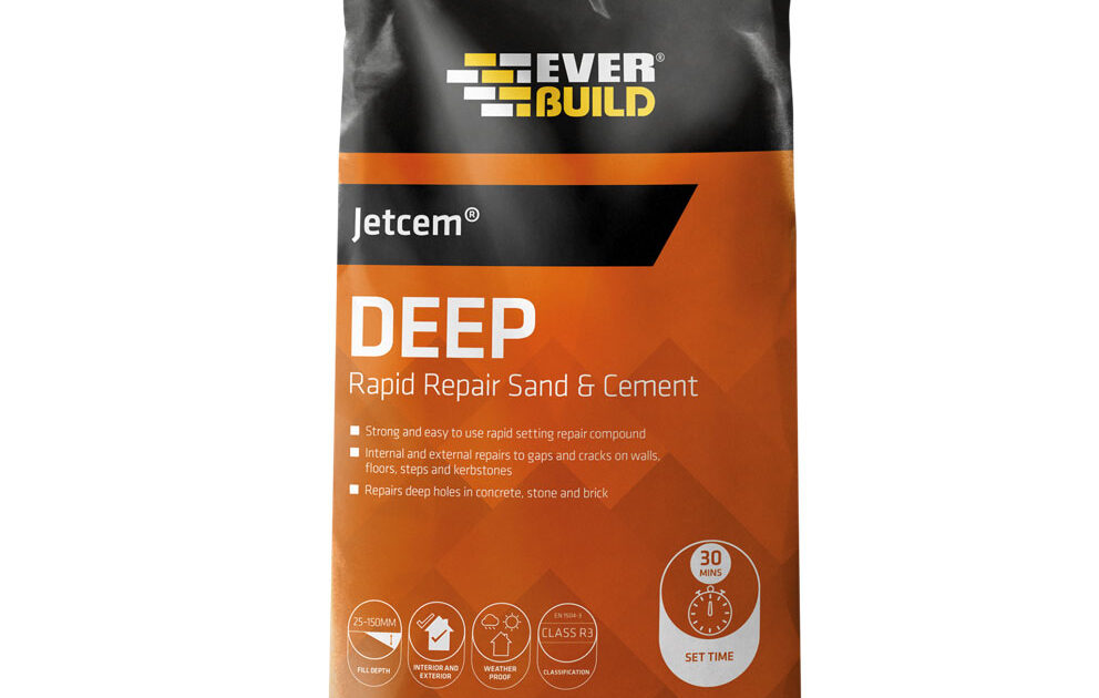 Everbuild Jetcem Premix Sand & Cement 2kg – Homefix DIY