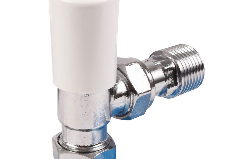 Drayton Angle Lockshield With White Cap 15mm – Homefix DIY