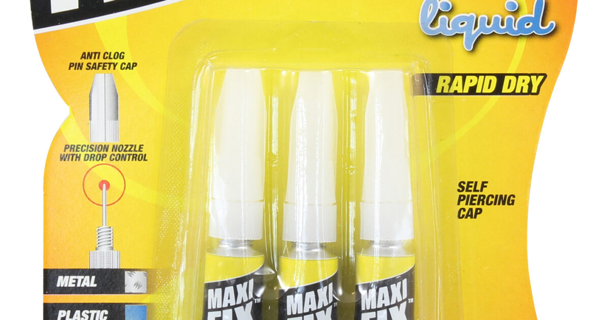 Maxi Fix Super Glue Liquid 3s – Homefix DIY