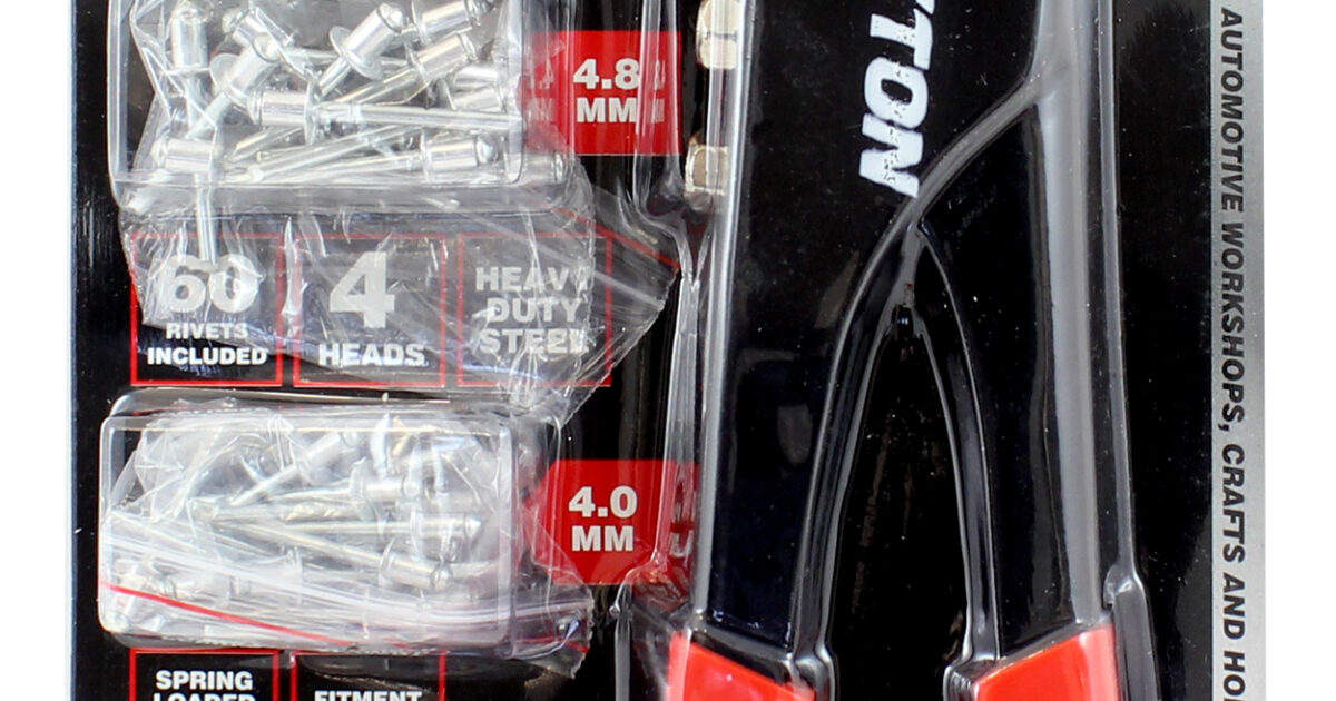 Dekton 4 Head Rivet Gun – Homefix DIY