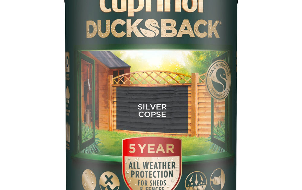 Cuprinol Ducksback Silver Copse Paint 5lt – Homefix DIY