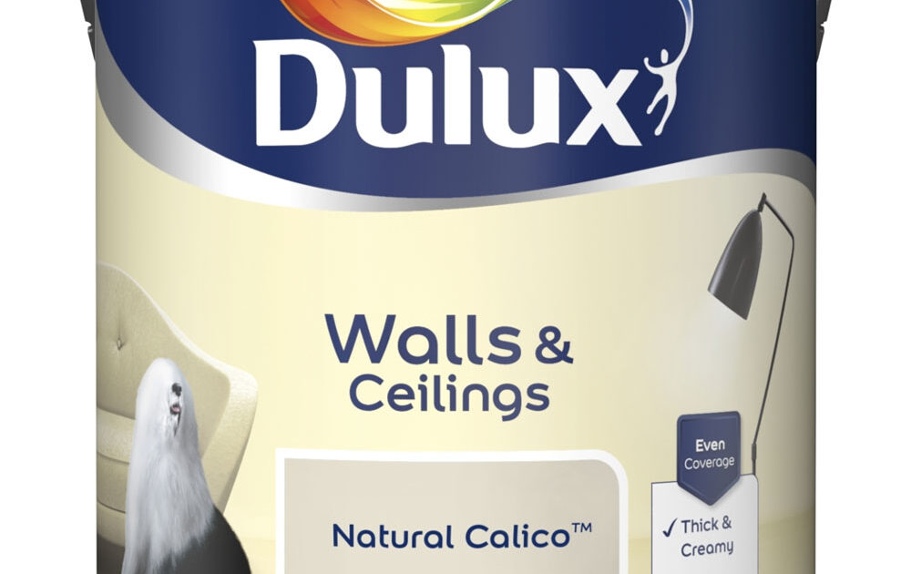 Dulux Walls & Ceilings Matt Natural Calico Paint 2.5lt – Homefix DIY