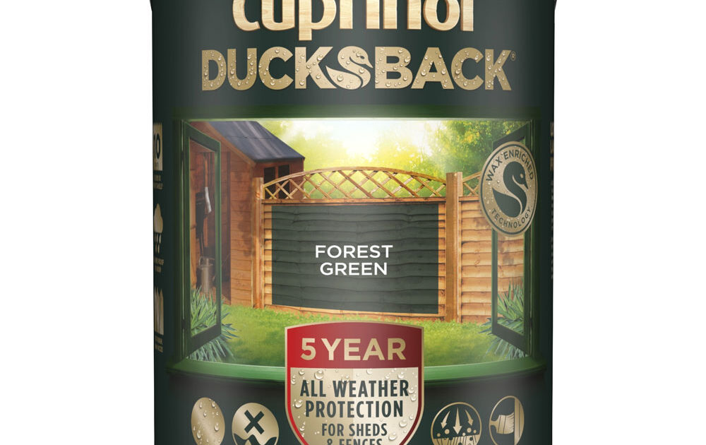 Cuprinol Ducksback Forest Green Paint 5lt – Homefix DIY