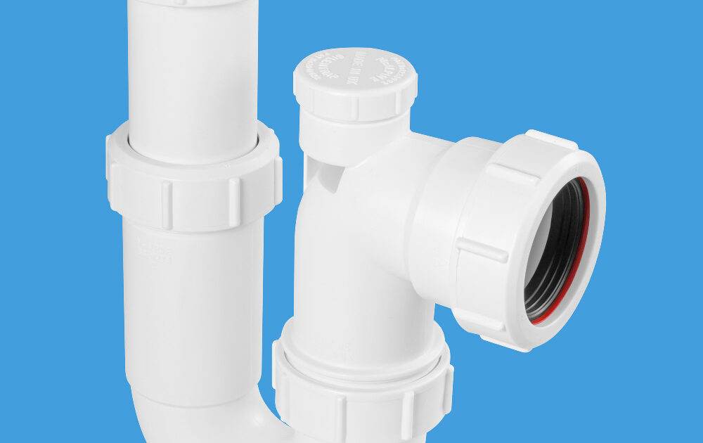 McAlpine 1.5” Adjustable Inlet Tubular Swivel Anti-Syphon ‘P’ Trap ...