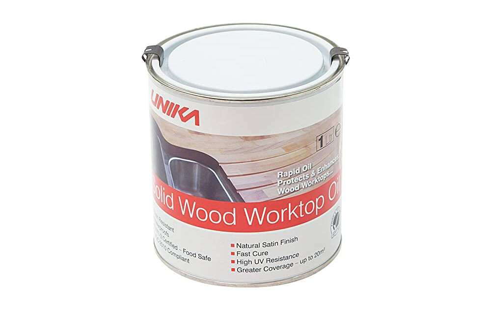 Unika Solid Wood Worktop Oil, Clear 1l – Homefix DIY