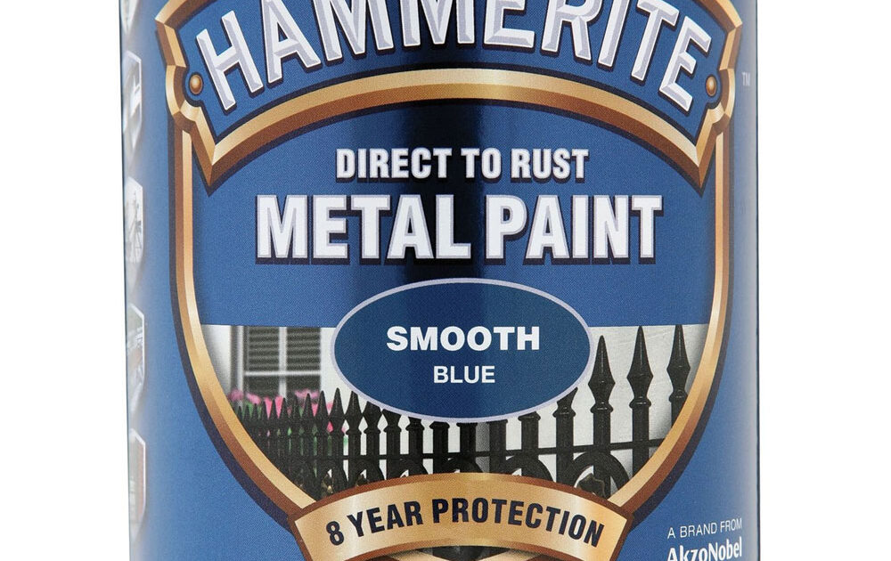 Hammerite Metal Paint Smooth Blue 750ml – Homefix DIY