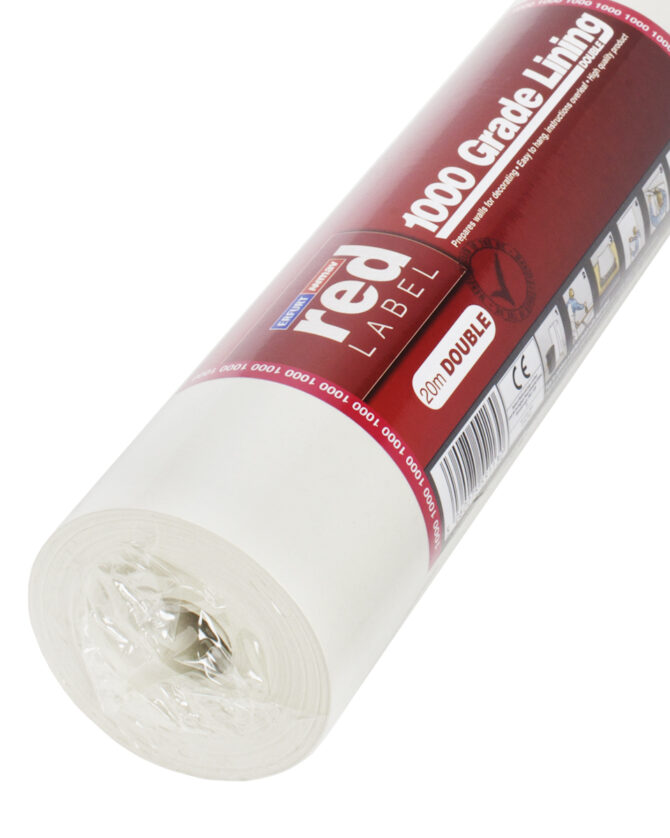 Erfurt Lining Paper Double Roll 1000 Grade – Homefix DIY