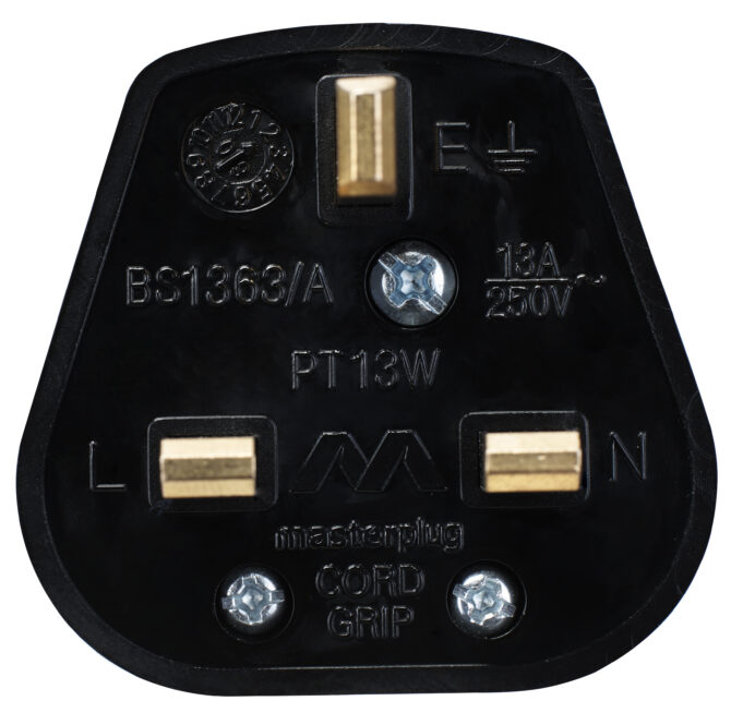 BG 13A Plug Fused Black – Homefix DIY