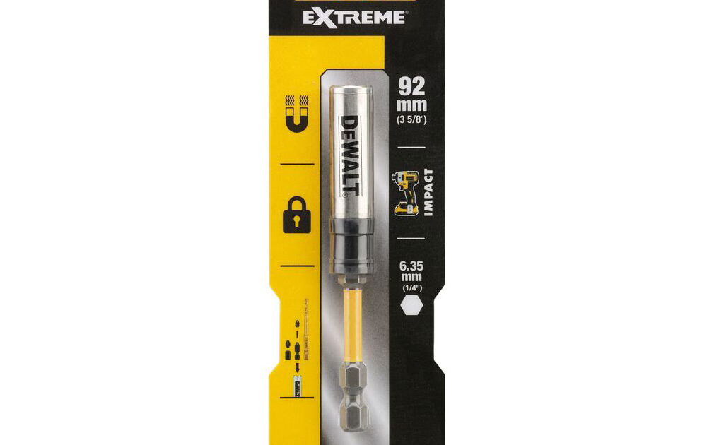 DeWalt Impact Ready Bit Holder With Torsion Zone 92×6.35mm – Homefix DIY