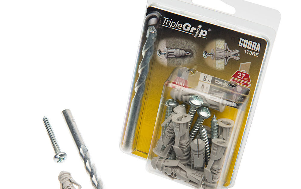 Cobra Triple Grip Grey 6mm (8 Pack) – Homefix DIY