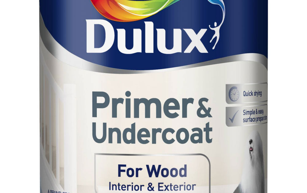 Dulux Primer & Undercoat For Wood 250ml – Homefix DIY