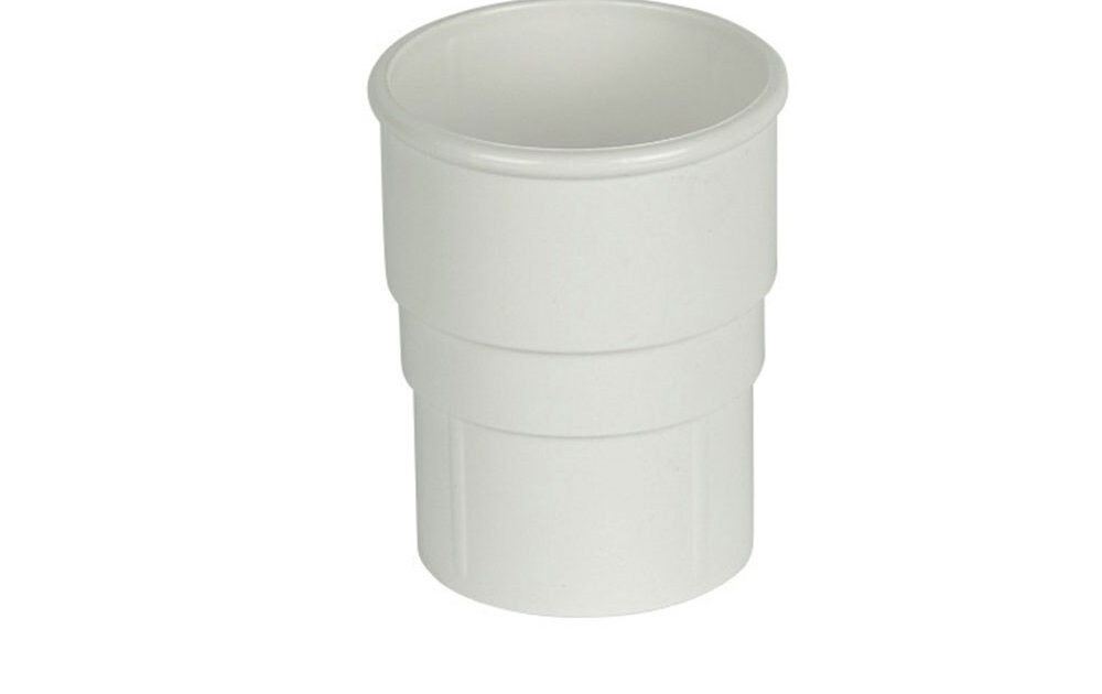 FloPlast 68mm Rainwater Pipe Socket White – Homefix DIY