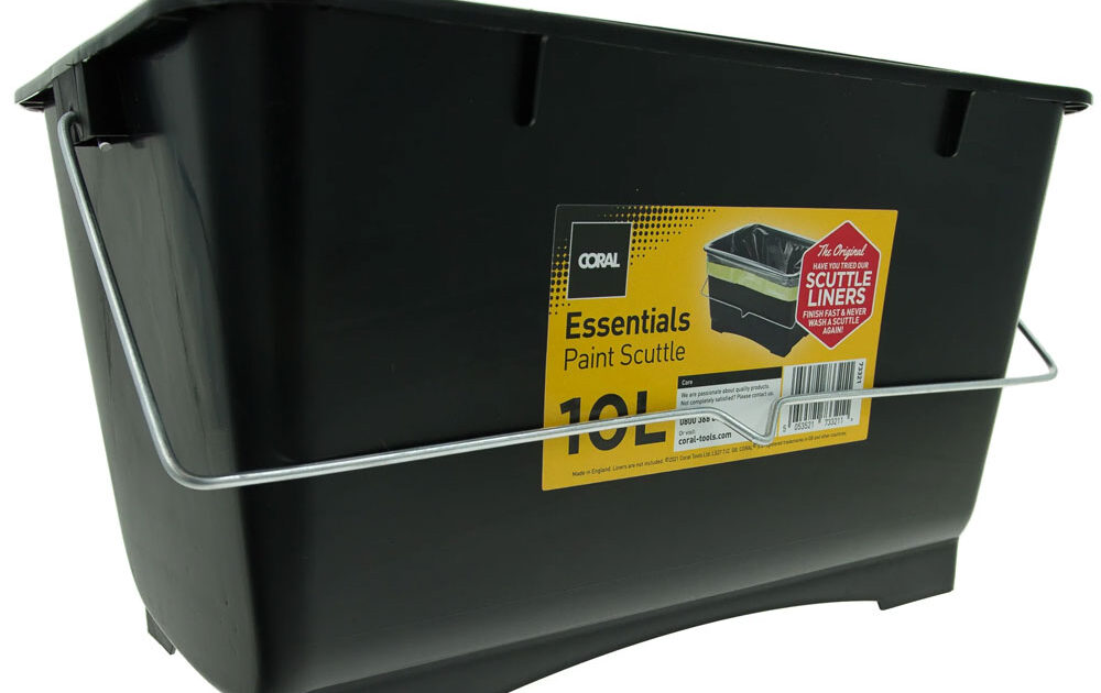 Coral Essentials Plastic Paint Scuttle Container 10lt – Homefix DIY