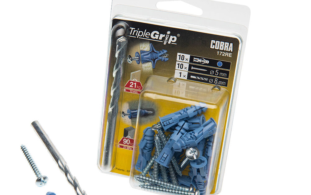 Cobra Triple Grip Blue 5mm (10 Pack) – Homefix DIY