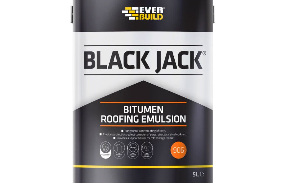 Everbuild 906 Black Jack Bitumen Roofing Emulsion 5lt – Homefix DIY