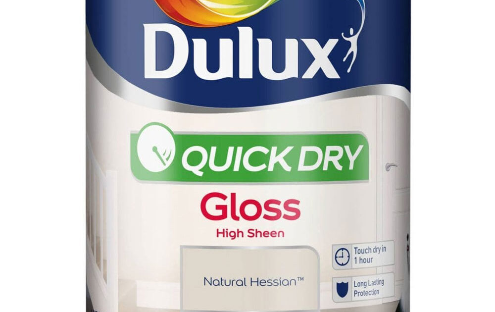 Dulux Quick Dry Gloss Natural Hessian Paint 750ml – Homefix DIY