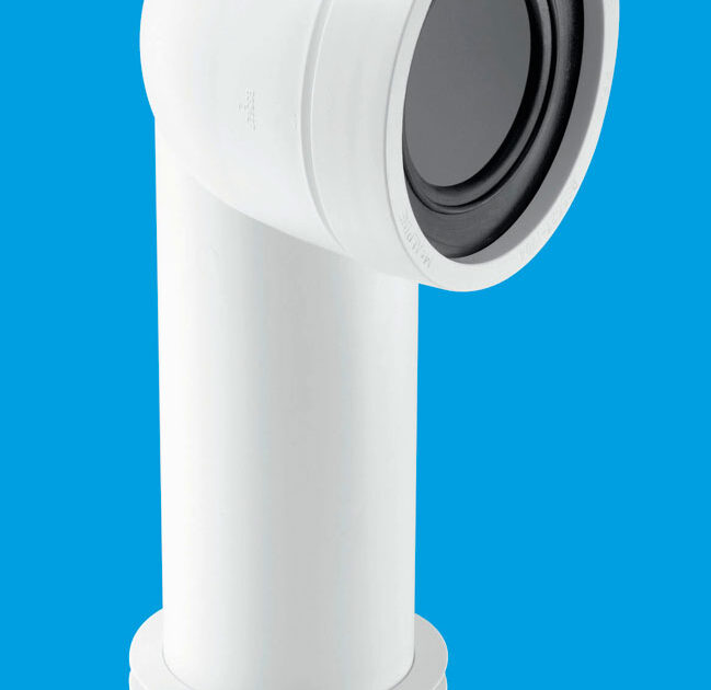 McAlpine 90° Bend Adjustable Length Rigid WC Connector – Homefix DIY