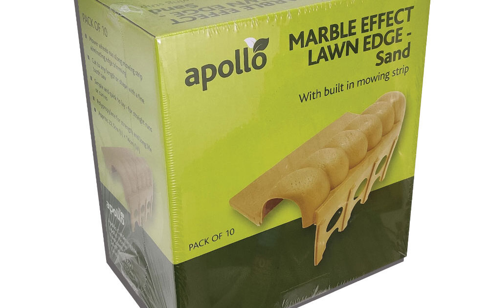 Apollo Marble Effect Lawn Edge Tiles 10 Pack – Homefix DIY
