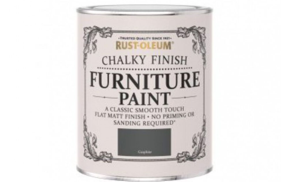 Rust-Oleum Graphite Chalky effect Matt Furniture paint, 750ml – Homefix DIY