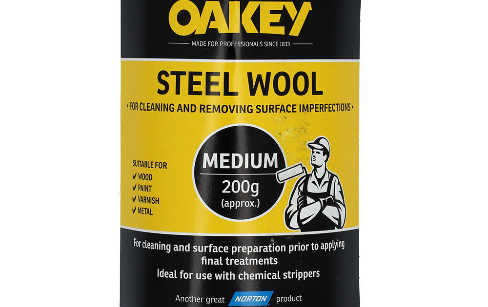 Oakey Steel Wool Medium 200g – Homefix DIY