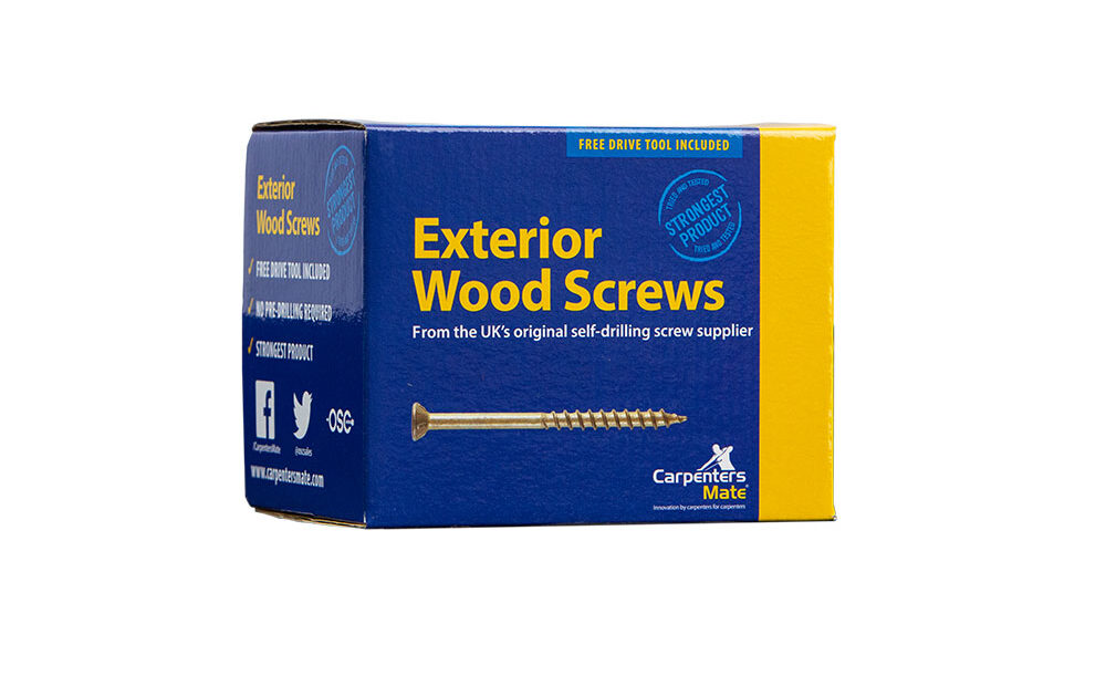Carpenters Mate Exterior Wood Screw 75mm (Pack 400) – Homefix DIY