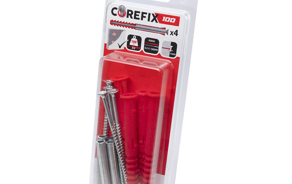 Corefix 100 Wall Fixings (4 Pack) – Homefix DIY
