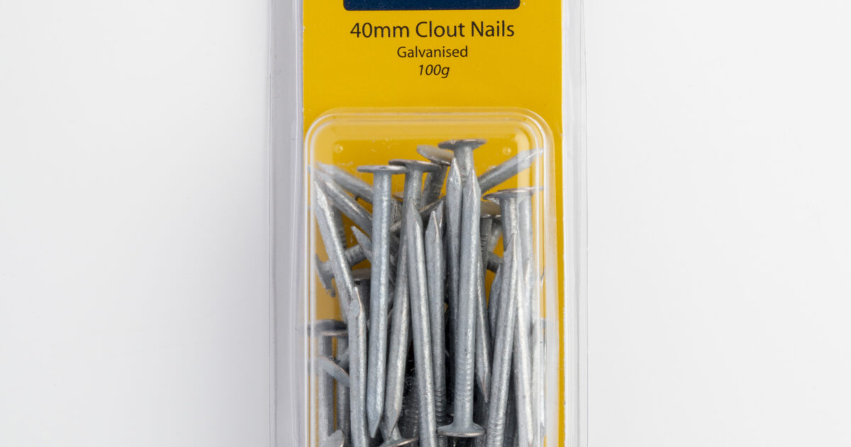 Challenge Clout Nails Galvanised 40mm – Homefix DIY