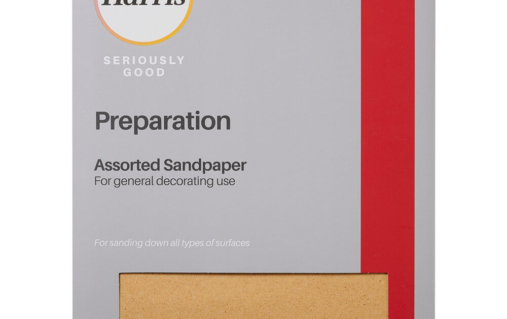 Harris Seriously Good Assorted Sandpaper (4 Pack) – Homefix DIY