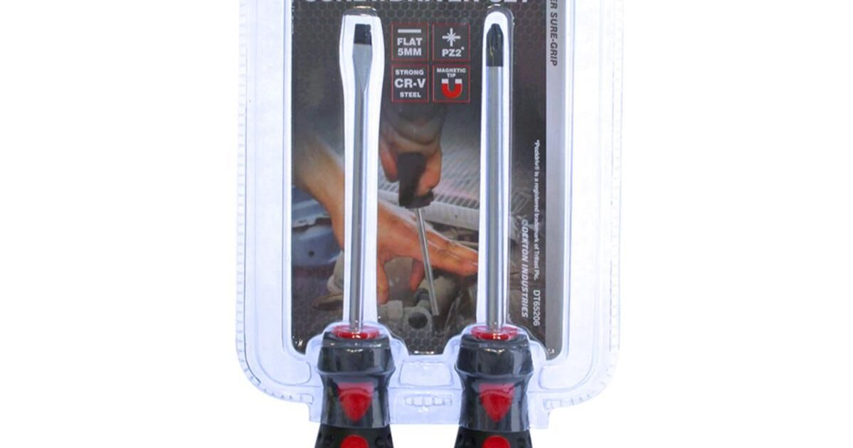 Dekton Twin Pack Screwdriver Set – Homefix DIY