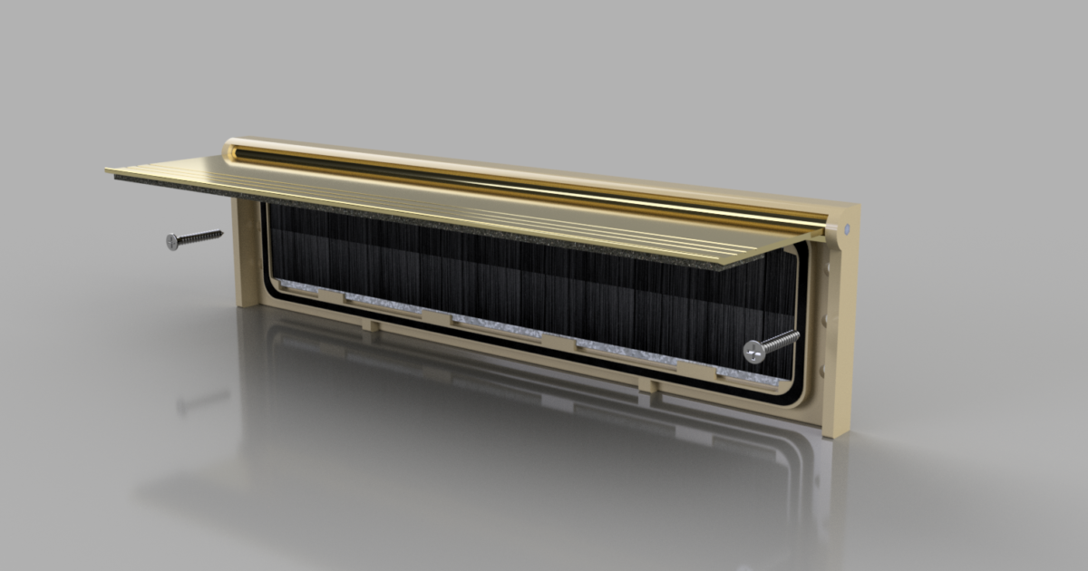 Stormguard Metal Letterbox Flap Gold – Homefix DIY