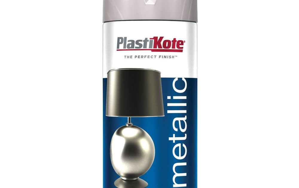 PlastiKote Metallic Spray Paint Brushed Nickel 400ml – Homefix DIY